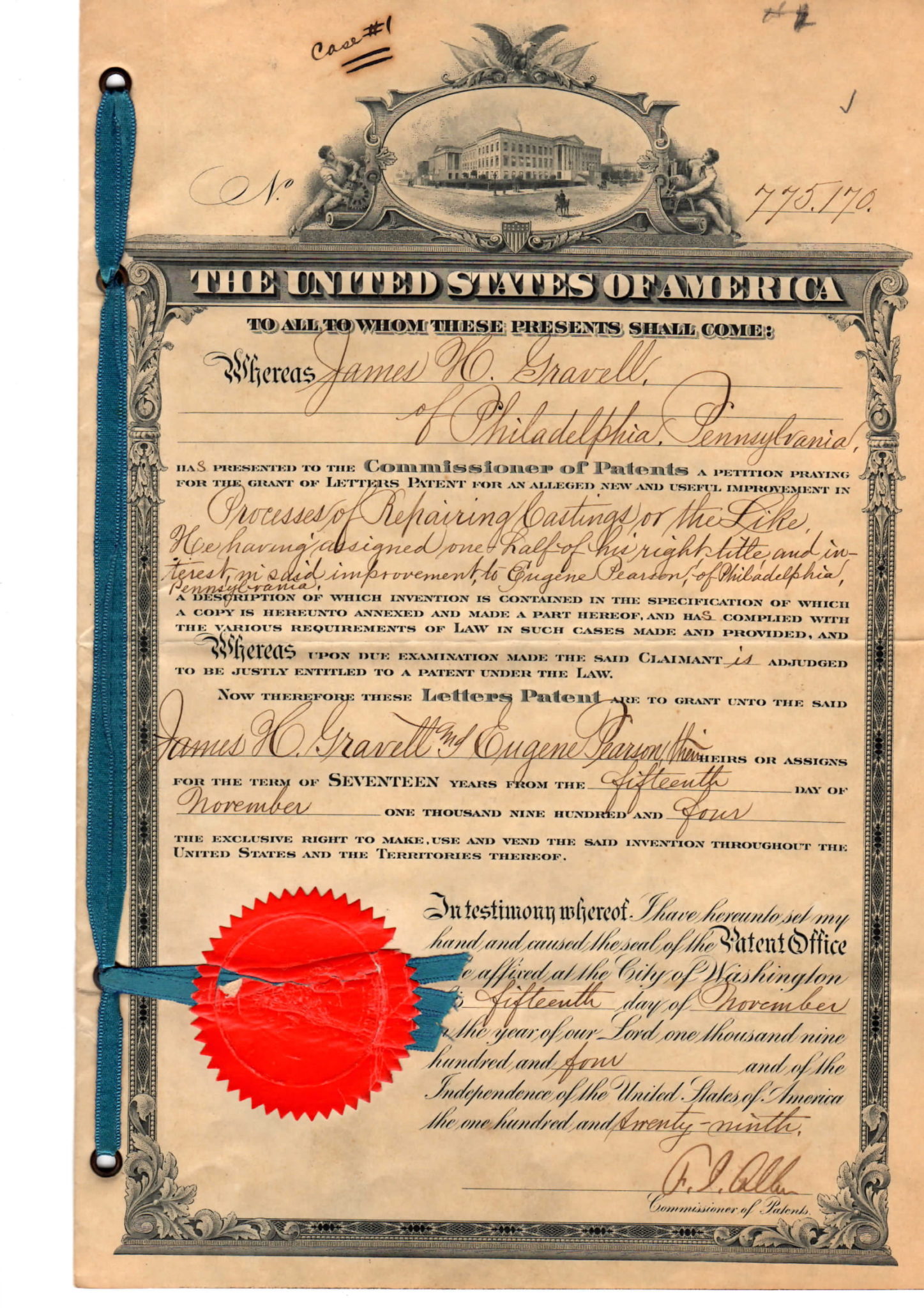 PATENTS – Wissahickon Valley Historical Society